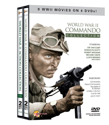 WORLD WAR II COMMANDO COLLECTION - DVD-(9 MOVIES)(4 DVDS) – Beat Goes On