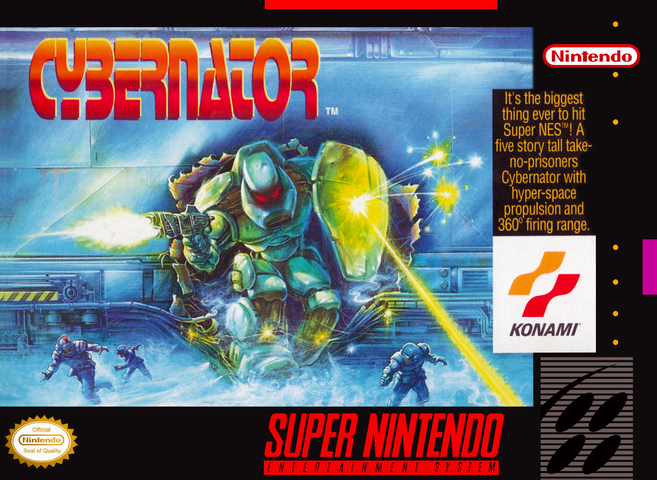 CYBERNATOR - SNES (W/BOX) – Beat Goes On
