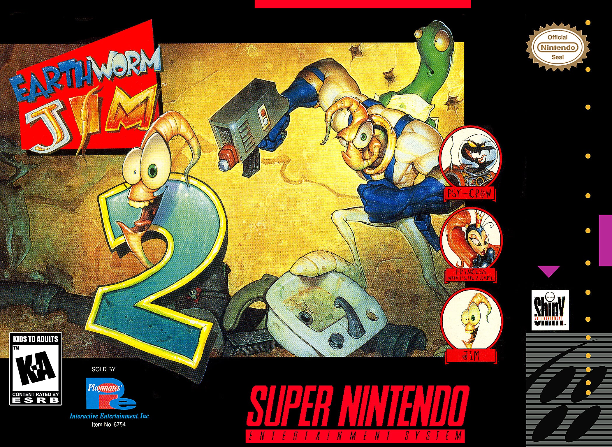 EARTHWORM JIM - SNES (W/BOX) – Beat Goes On