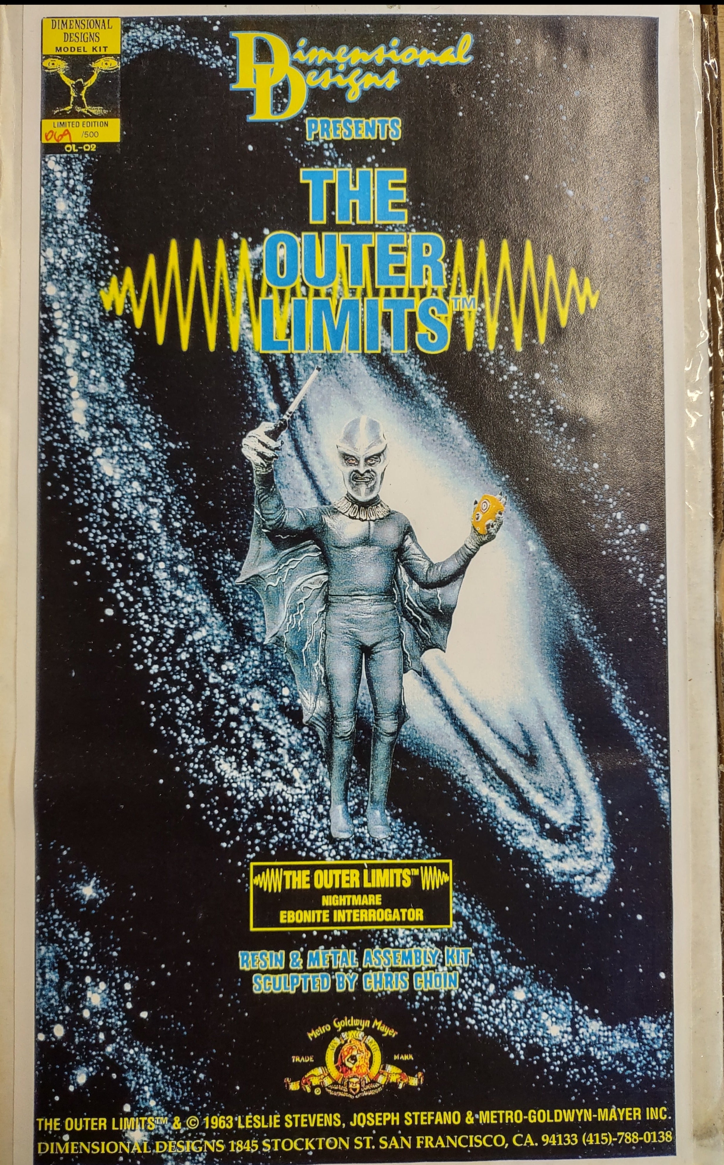 OUTER LIMITS: NIGHTMARE EBONITE INTERROGATOR (69/500) - MODEL KIT-DIME ...