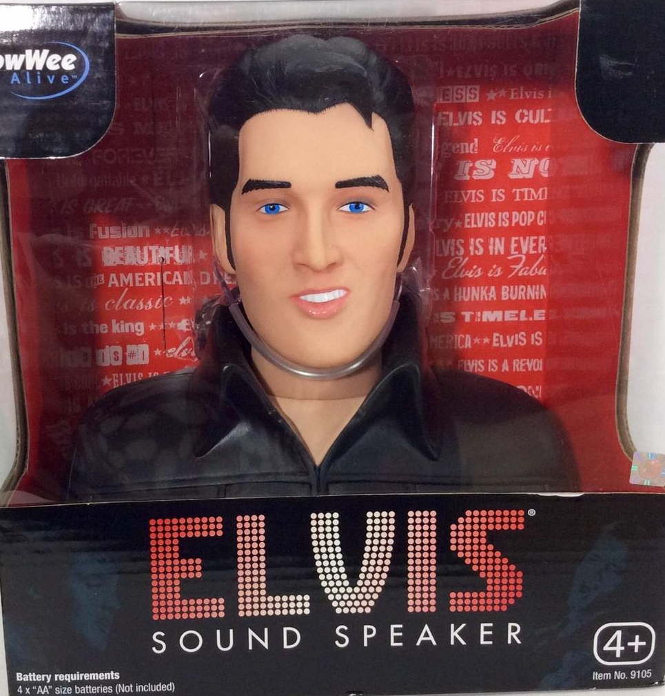 ELVIS BUST: SOUND SPEAKERS - WOWWEE ALIVE-2007 – Beat Goes On