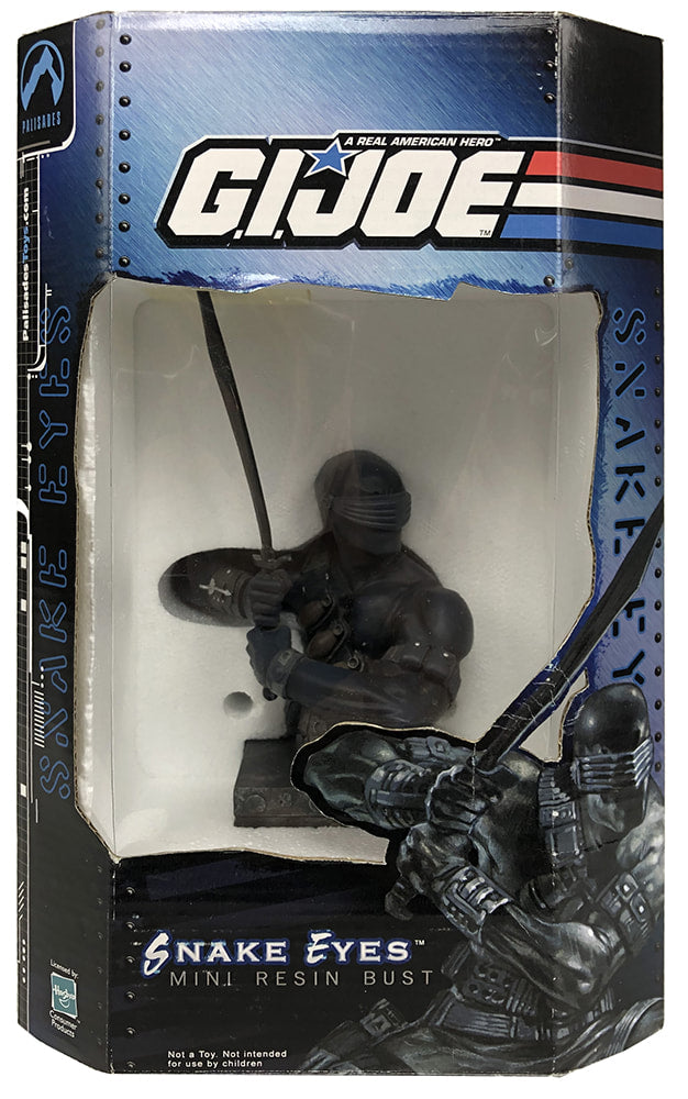GI.JOE: SNAKE EYES MINI RESIN BUST - HASBRO-2002 (1920/4500) – Beat Goes On