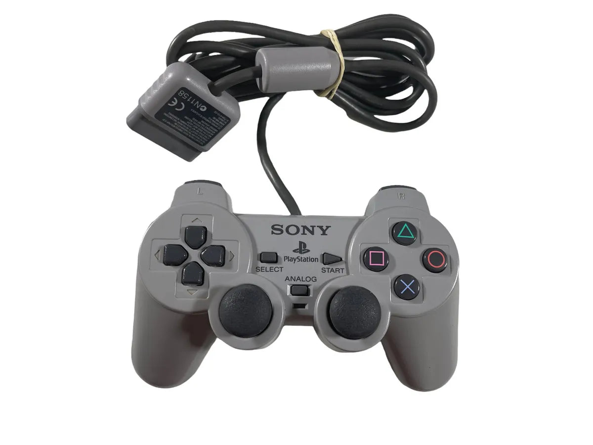 PS1 CONTROLLER (DUAL SHOCK)(HARDWARE) - PS1-GREY-CONVEX ANALOG STICKS ...