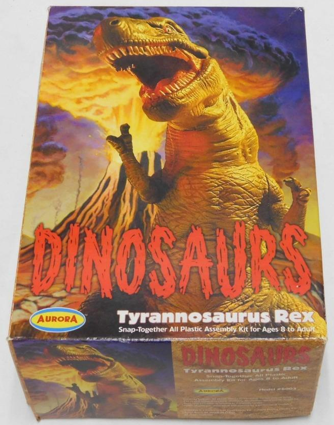 DINOSAURS: TYRANNOSAURUS REX (DAMAGED BOX) - MODEL KIT-AURORA-2000 ...