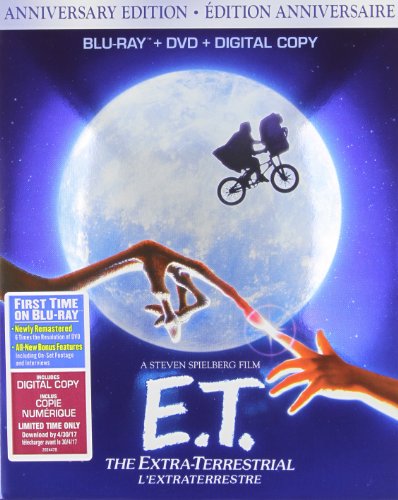 E.T.: THE EXTRA TERRESTRIAL (30TH ANNIVERSARY EDITION) [BLU-RAY + DVD ...