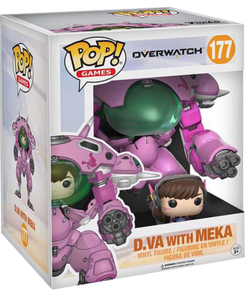 OVERWATCH: D.VA WITH MEKA #177 - FUNKO POP!-6" – Beat Goes On