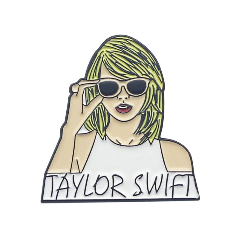 TAYLOR SWIFT (ENAMEL) - PIN – Beat Goes On